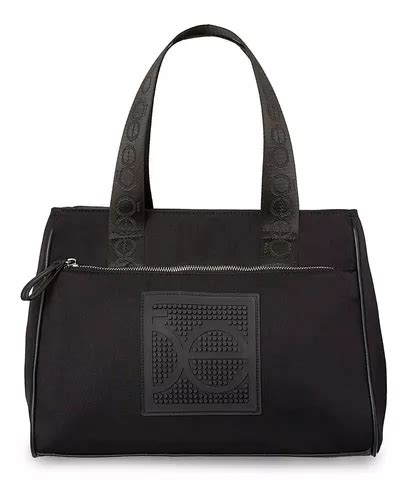 Bolsa Satchel Para Mujer Cloe Material Nylon Color Negro Mercadolibre