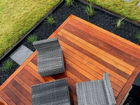 Réalisation Dune Terrasse En Bois Exotique Jardin Sur Mesure