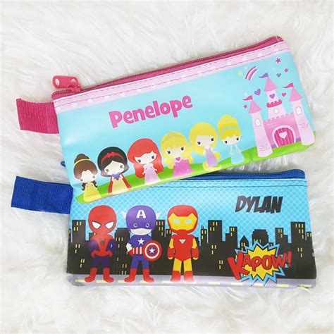 Customized Canvas Zipper Pouch Singapore Birthday Party Favor