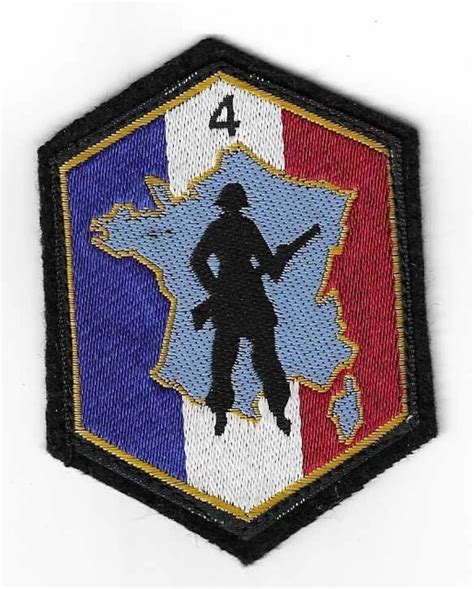 Insigne Tissu Patch Militaire Defense Operationnelle Du Territoire 4 R