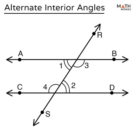Alternate Interior Angles Definition Theorem With Examples