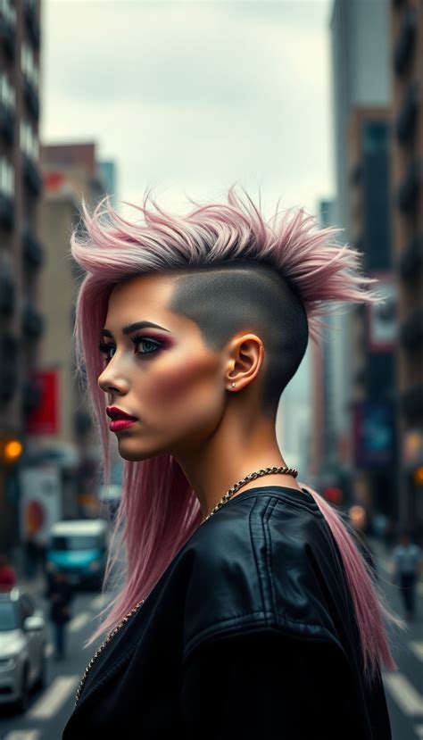 Long Hair Undercut Image Free Ai Generator Makepix