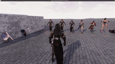 Knight Girl With Dark Elf Skin Character Female Dungeon Warrior