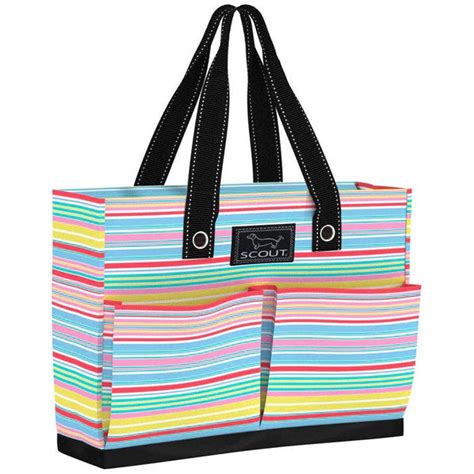 Scout Uptown Girl Pocket Tote Bag Ripe Stripe Bless Your Heart Boutique
