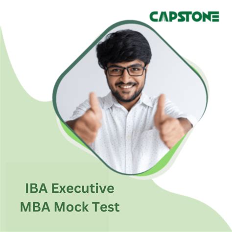 Iba Executive Mba Mock Test Online Offline Capstone Education