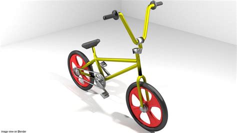 BMX Free D Model Blend Free D