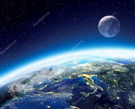 Vista De La Tierra Desde La Luna Fondo De Pantalla