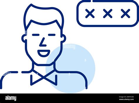 Male User Account Protected By Password Wrong Input Pixel Perfect