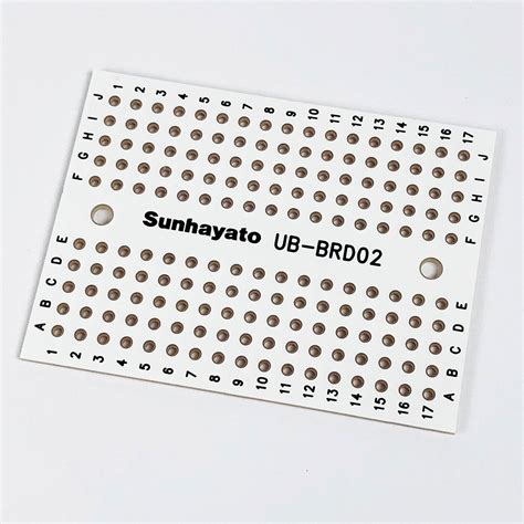 ミニ・ブレッドボード互換ユニバーサル基板（ub Brd02） — サンハヤト 公式オンラインショップ