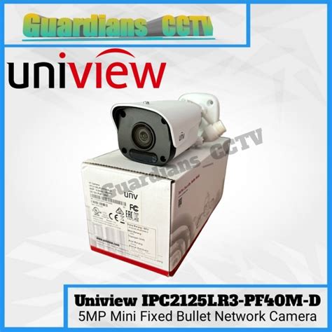 Jual IP Camera Uniview 5MP IPC2125LR3 PF40M D IP Camera PoE Outdoor Jakarta Pusat Guardians