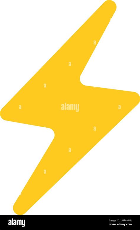 Lightning Icon Energy Icon Charging Editable Vector Stock Vector