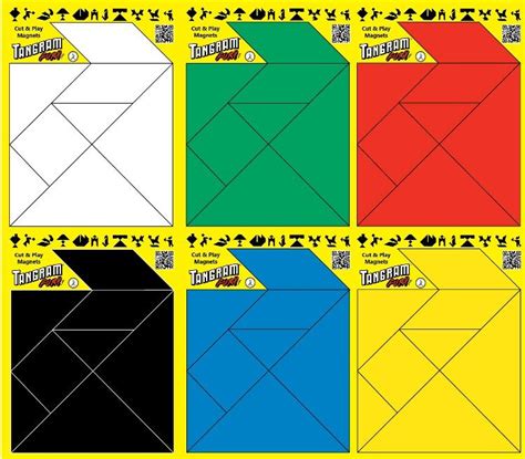New Line Of Tangram Fury Cut And Play Tangram Magnets Has Launched