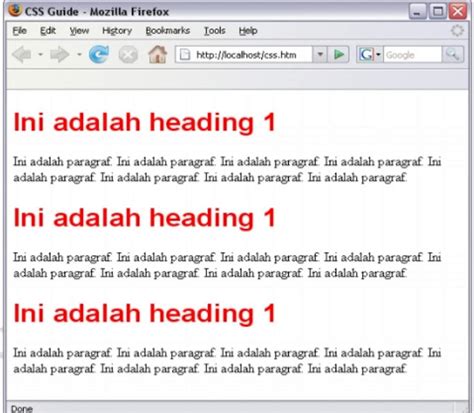 Pengenalan CSS Dr Kone