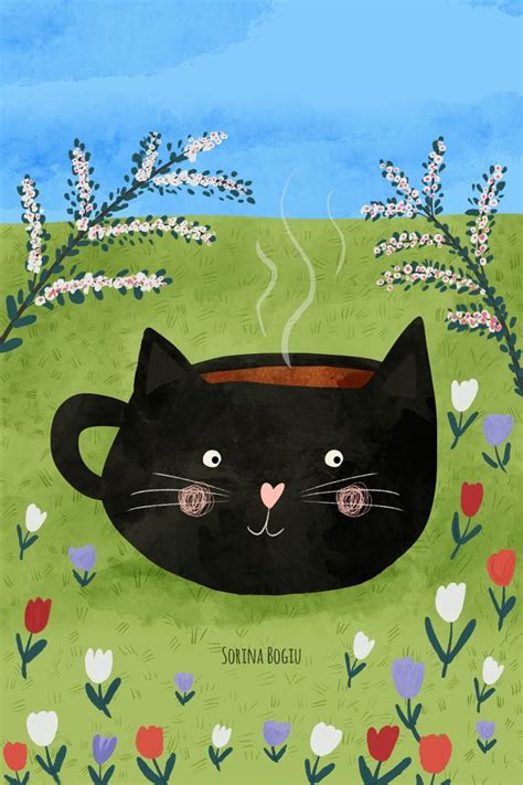 Sorina Bogiu Illustration Tea Illustration Pattern Design Inspiration Illustration Design