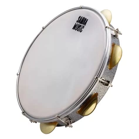 Pandeiro Phx Pele Leitosa 10 Polegadas Titanium 7af Melodia Instrumentos Musicais E Escola