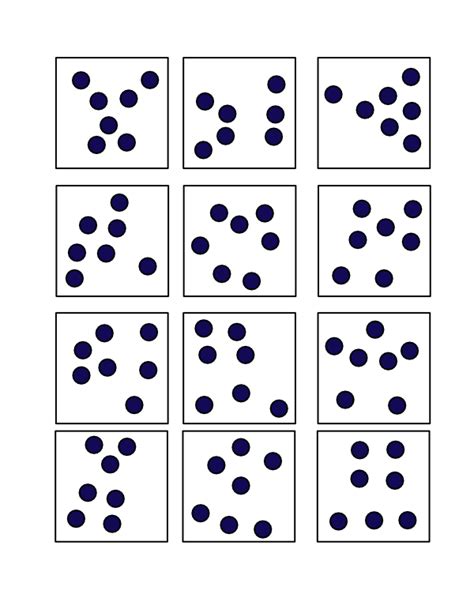 Dot Cards Seven Dots