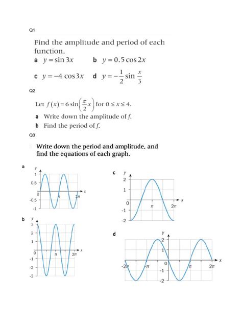 Home Learning Trig Functions Pdf
