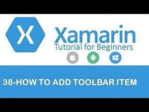 How To Add Toolbar On Right Side In Xamarin Forms