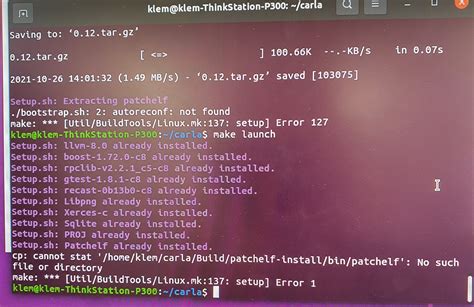 Directory Not Found Binpatchelf · Carla Simulator Carla · Discussion 4800 · Github