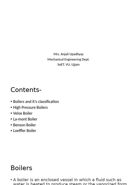 be mech 4th sem tegd high pressure boilers anjali upadhyay 1 pdf