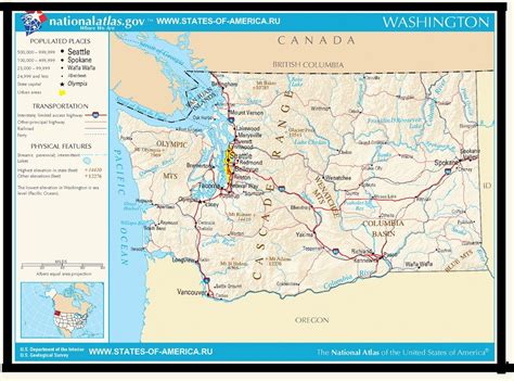 Map Of Washington State Roads