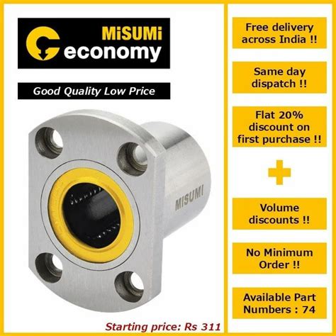 Misumi Opposite Compact Flanged Linear Bushings At ₹ 311piece
