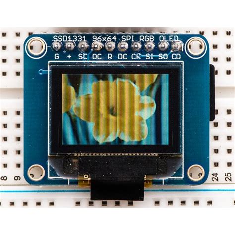 Oled Breakout Board 16 Bit Color 0 96 W Microsd Holder At Mg Super