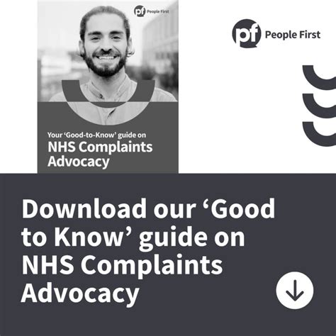 Pf Advocacy Digital Guides Nhs Complaintspdf People First