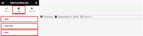 Elementor Post Meta Info Widget Ht Mega Addons For Elementor