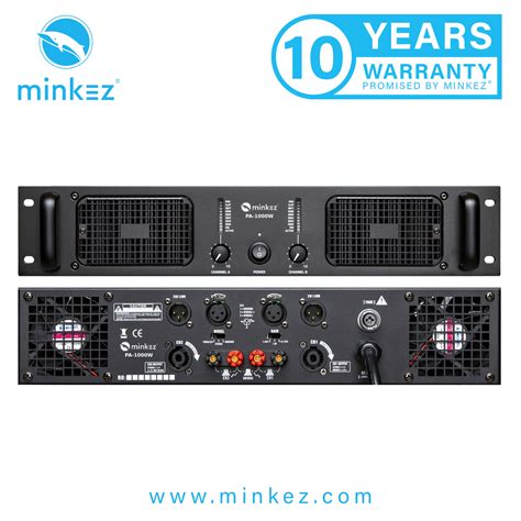 Pa 1000w 8Ω 2 X 1000w Power Amplifier Minkez