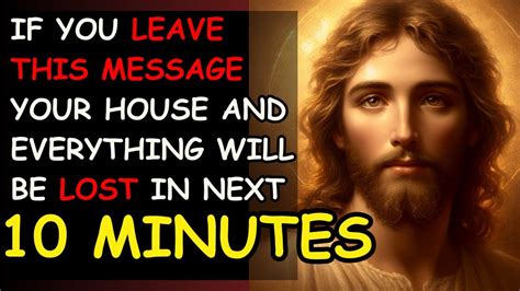 🛑god Is Warning You If You Leave This Message Then ️jesus Message