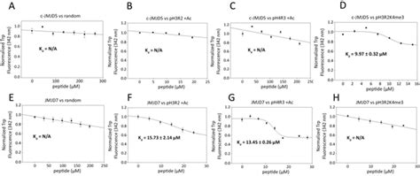 Fluorescence Polarization Anisotropy Binding Assays Of C Jmjd5 And Download Scientific Diagram