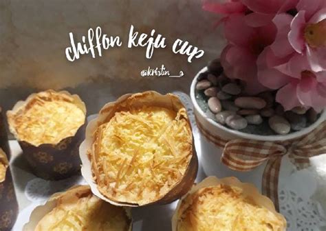 Resep Chiffon Keju Cup Oleh Kristin Setiawati Cookpad