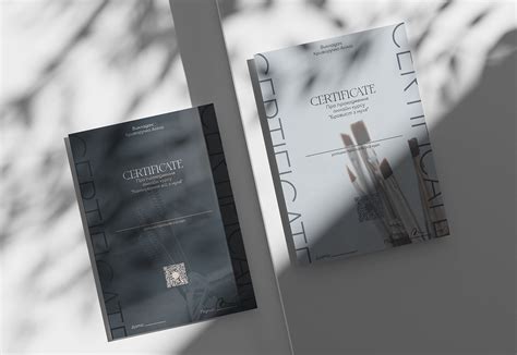 Certificate Brow Master On Behance