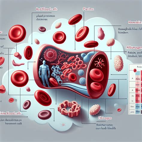Componentes sanguíneos ricos en proteínas funciones vitales para la