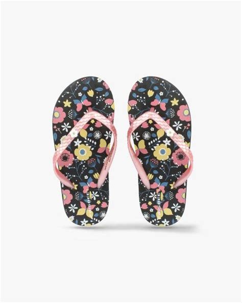 Buy Floral Print Thong Strap Flip Flops Online At Best Prices In India