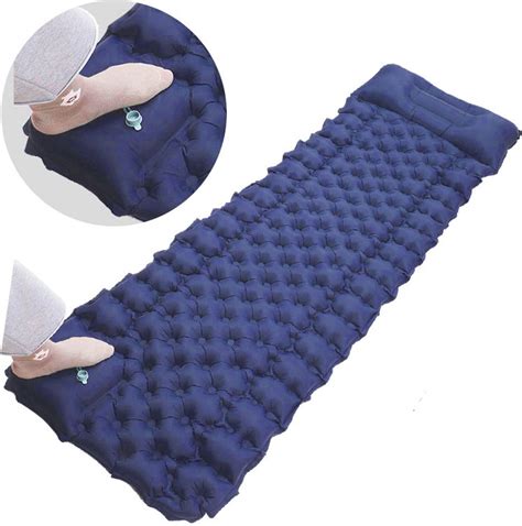 Service96® Zelfopblaasbaar Luxe Luchtbed Comfort Zelfopblaasbaar