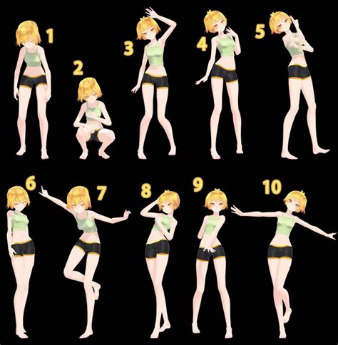 MMD Pose Pack 7 DL By Snorlaxin On DeviantArt Drawing Reference