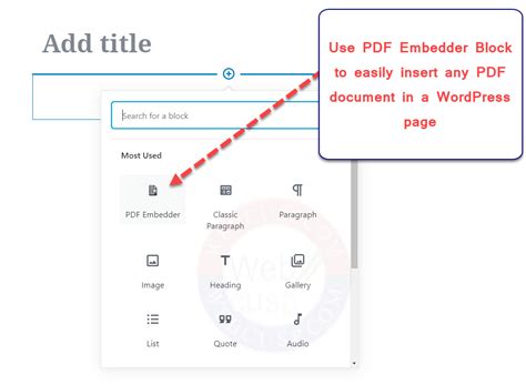 How To Embed PDF In WordPress