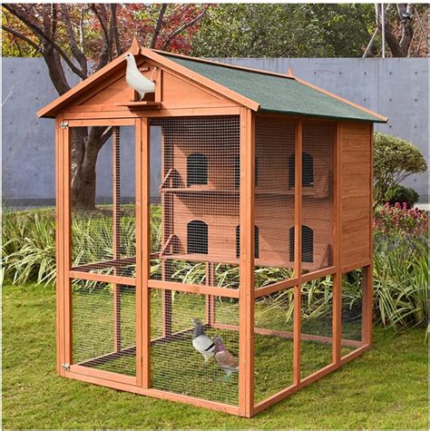Amazon Outdoor Large Wooden Multi Level Bird House With Nesting