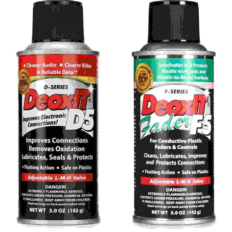 Caig Laboratories Deoxit D5 Contact Cleaner 5 Solution And F5 Fader