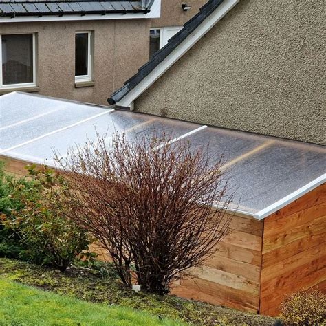 Corotherm 10mm Clear Twinwall Polycarbonate Roof Sheet Landscaping