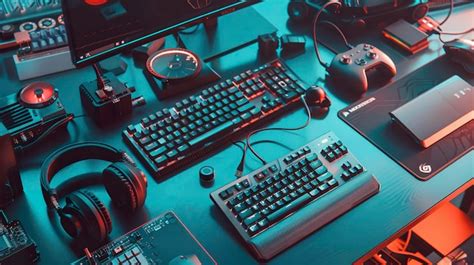 A Photo Of Computer Peripherals Premium Ai Generated Image