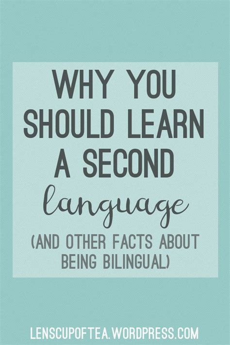 The Benefits Of Learning A Second Language