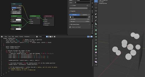 Randomly Generated Dots Material Materials And Textures Blender