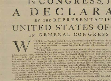 Original Readable Declaration Of Independence