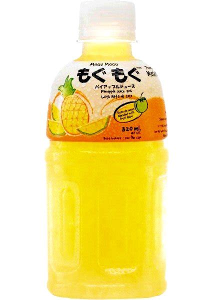 Mogu Mogu napój o smaku ananasowym z dodatkiem galaretki Nata de Coco ml Sappe Sklep