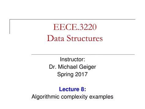 Ppt Algorithmic Complexity Examples In Data Structures Powerpoint Presentation Id8945161