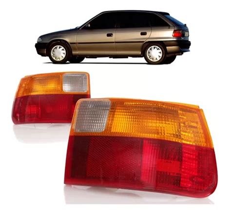 Par Lanterna Traseira Astra Hatch 1995 1996 1997 Tricolor