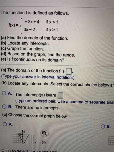 Solved The Function F Is Defined As Follows Fx 3x4 If X